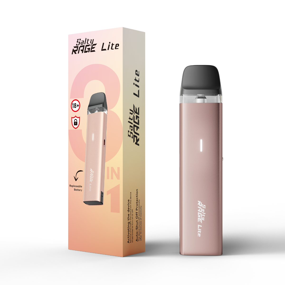 Salty RAGE LITE Pod Kit | Shosha Global